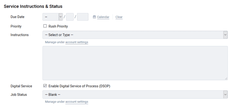Enable Digital Service of Process - ServeManager Support